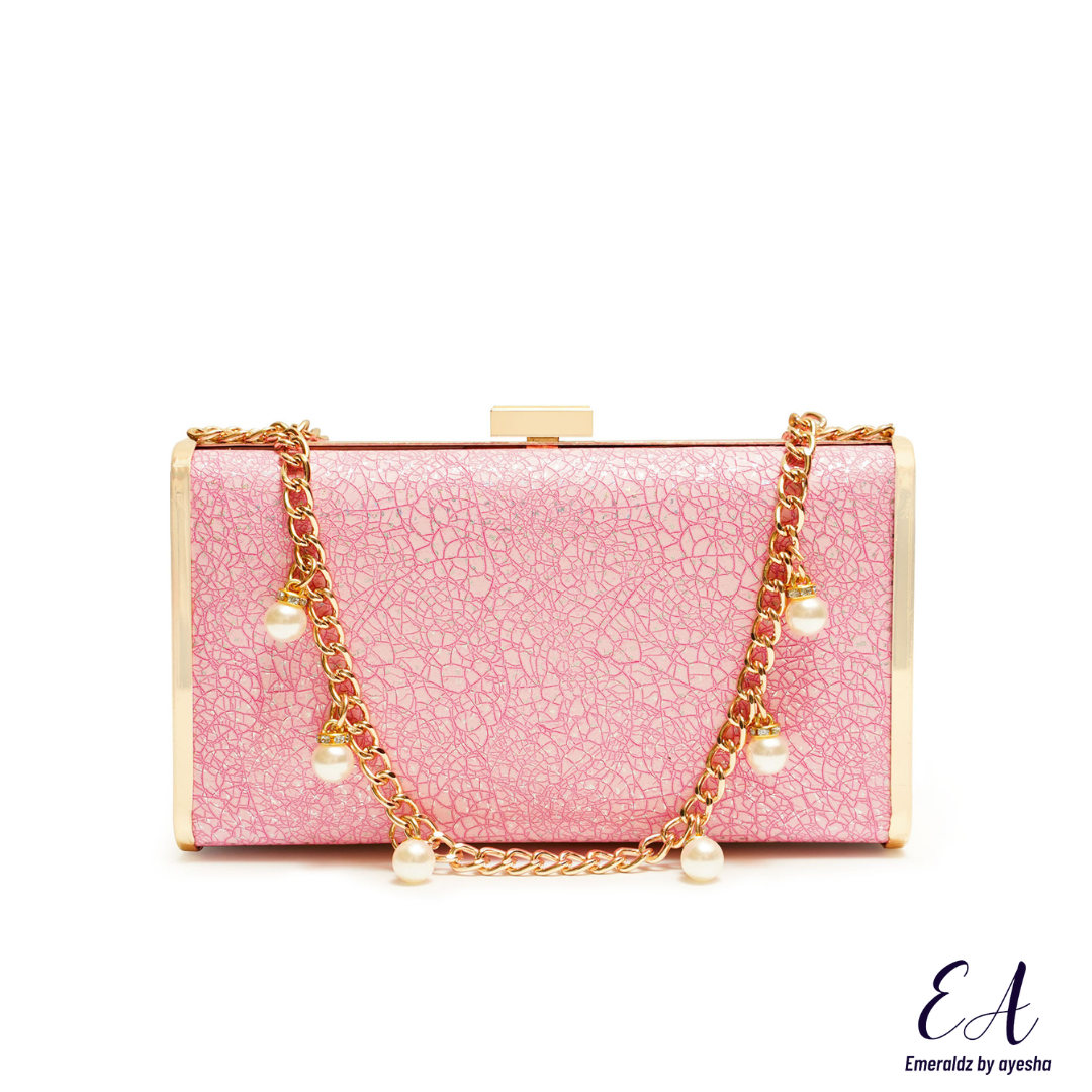 Ella Clutch pink – Emeraldz.com.pk