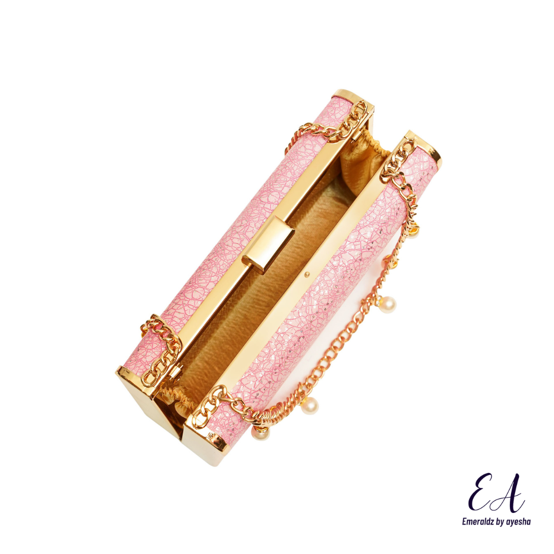 Ella Clutch pink – Emeraldz.com.pk