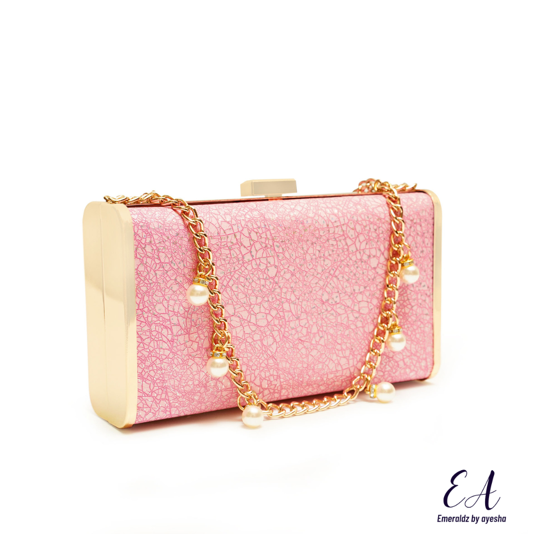 Ella Clutch pink – Emeraldz.com.pk